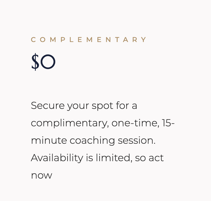 Complimentary Discovery Session – JP Moment Educational Consultants